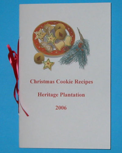 Christmas Cookie Exchange Recipe Booklet 2006